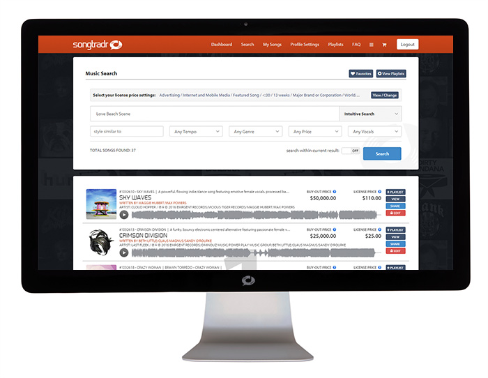 Songtradr - The Music Solution